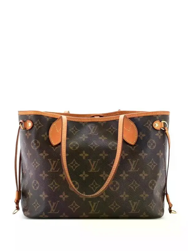 LOUIS VUITTON Neverfull Tote Bag - Brown