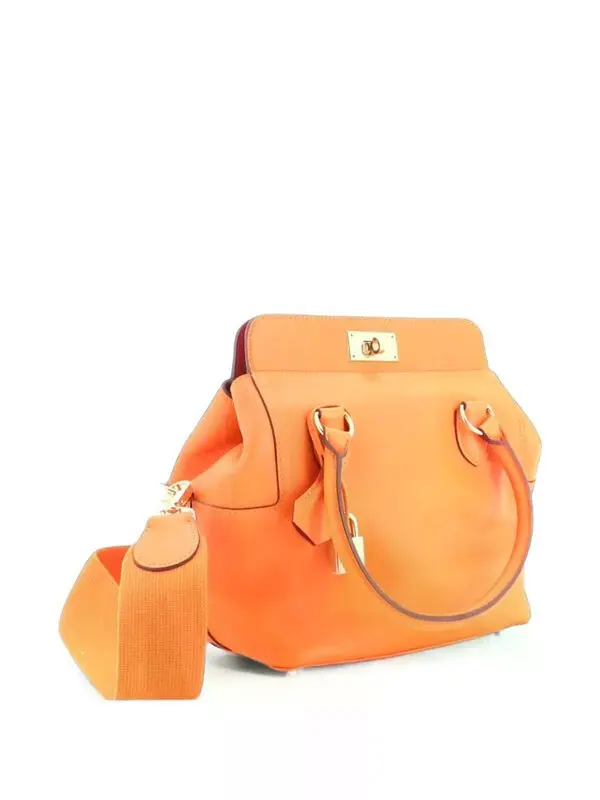 Hermès Verso Toolbox Bag Swift 20 Shoulder Bag - Orange