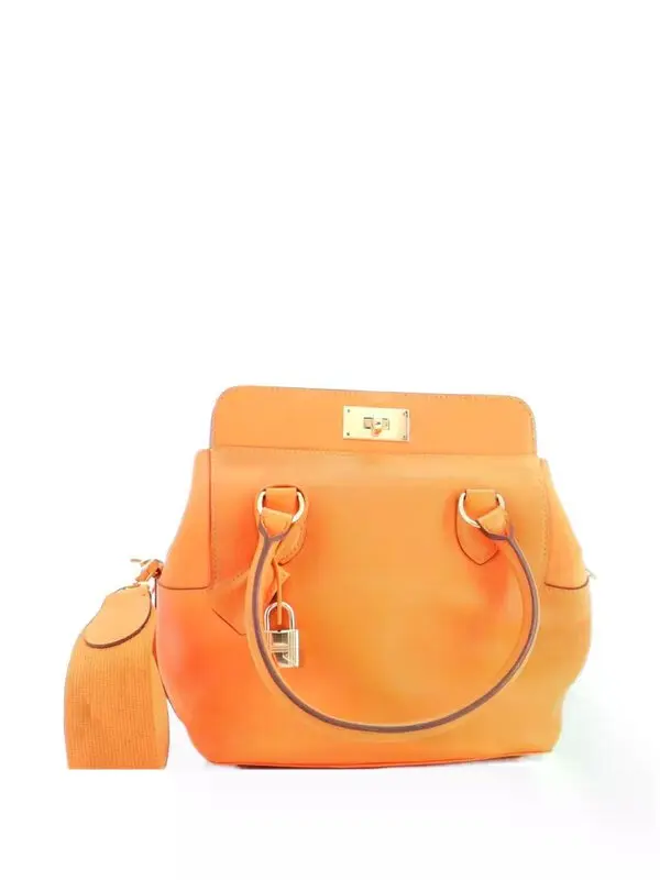 Hermès Verso Toolbox Bag Swift 20 Shoulder Bag - Orange