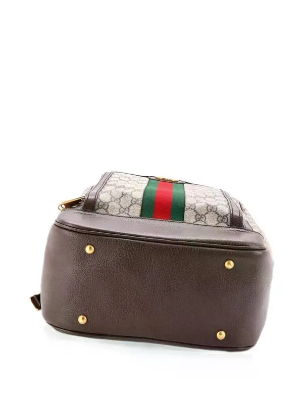 Gucci Ophidia Gg Coated Canvas Medium Backpack