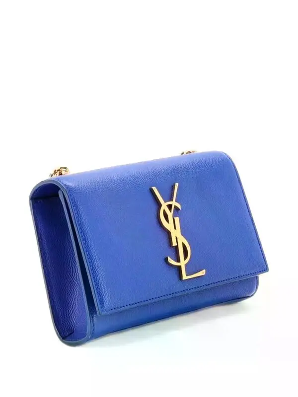 Saint Laurent Monogram Grainy Leather Small Crossbody Bag