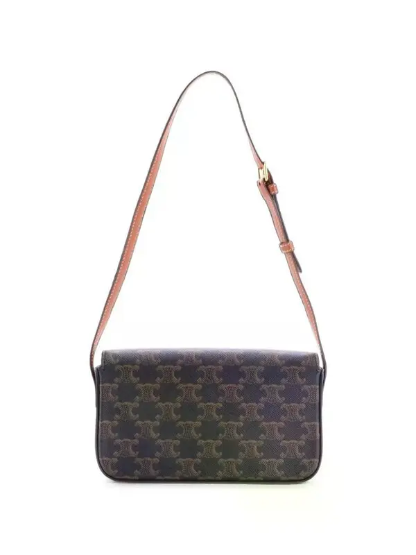 Celine Triomphe East-west Triomphe Coated Canvas Shoulder Bag