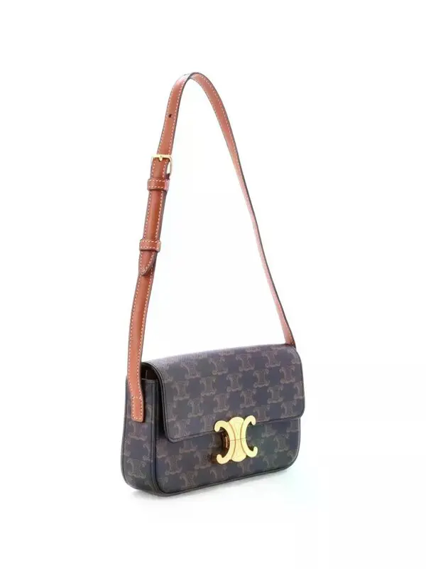 Celine Triomphe East-west Triomphe Coated Canvas Shoulder Bag