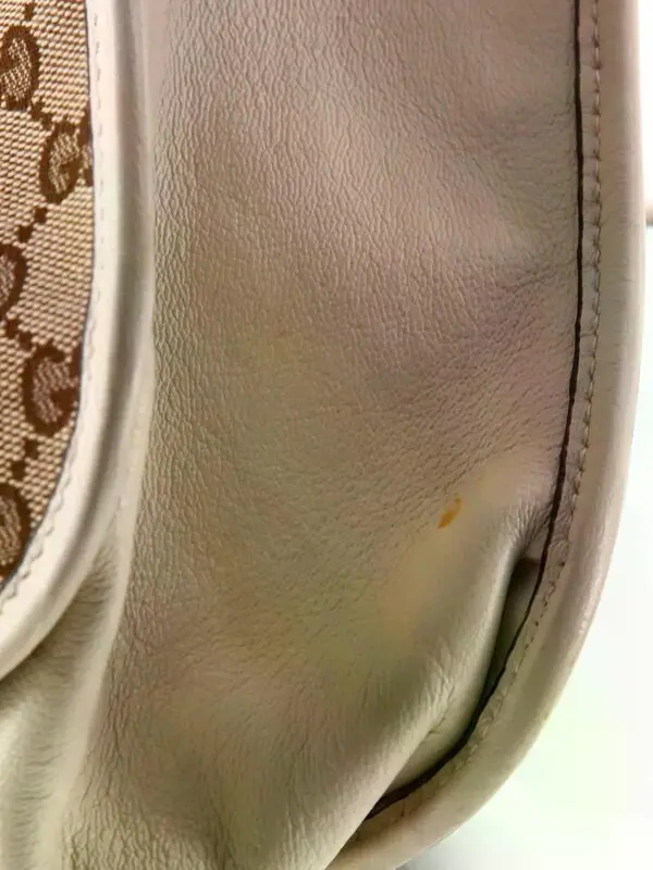 Gucci Horsebit 1955 Gg Canvas With Leather Medium Tote Bag