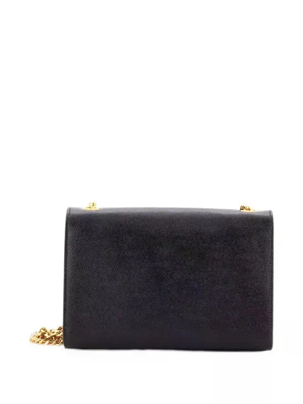 Saint Laurent Monogram Grainy Leather Small Crossbody Bag