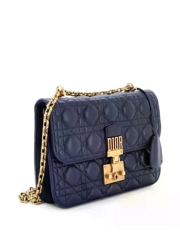 Dior Lambskin Cannage Quilt Medium Shoulder Bag