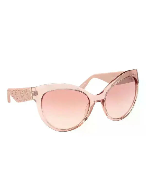 Guess Monogram Pattern Cat-eye Sunglasses