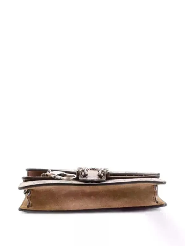 Gucci Dionysus Bag Gg Coated Canvas Super Mini Crossbody Bag