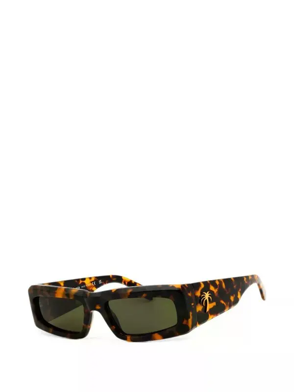 Palm Angels Rectangle Frame Sunglasses - Brown
