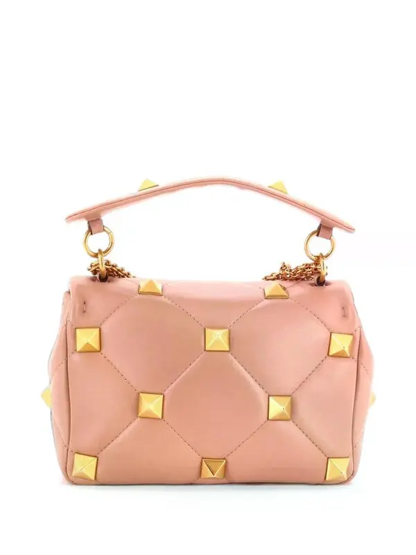 Valentino Garavani Roman Stud Flap Bag Quilted Leather Medium Crossbody Bag