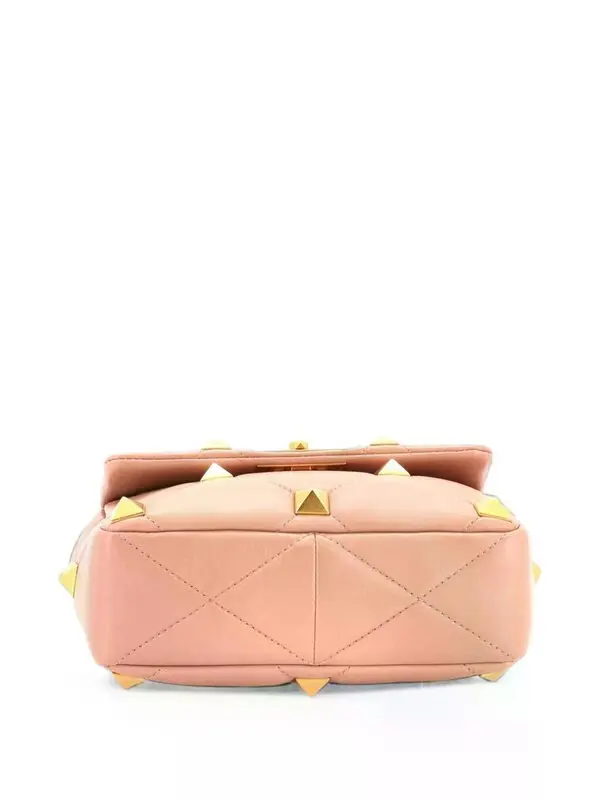 Valentino Garavani Roman Stud Flap Bag Quilted Leather Medium Crossbody Bag