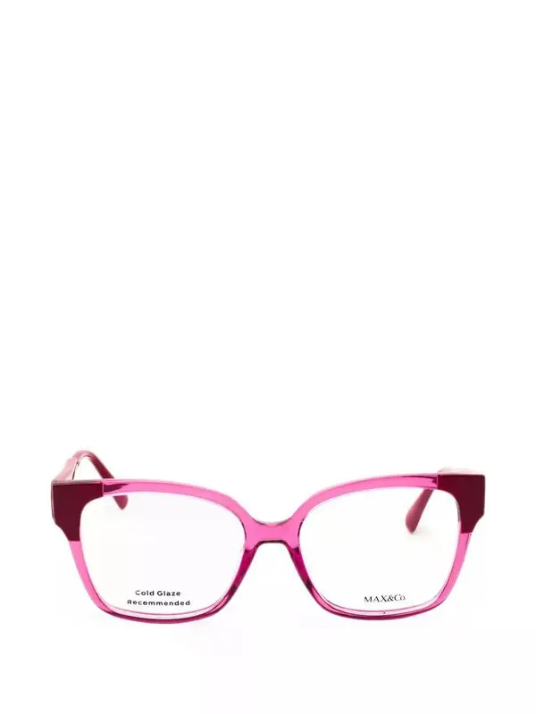 MAX&CO. Logo Detail Eyeglasses - Pink