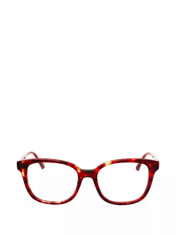 MAX&CO. Tortoiseshell-effect Rectangle Eyeglasses