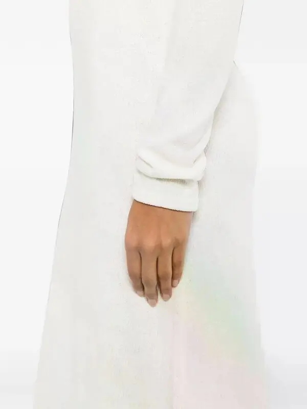 RUOHAN Aelin Ribbed Knit V-neck Maxi Dress