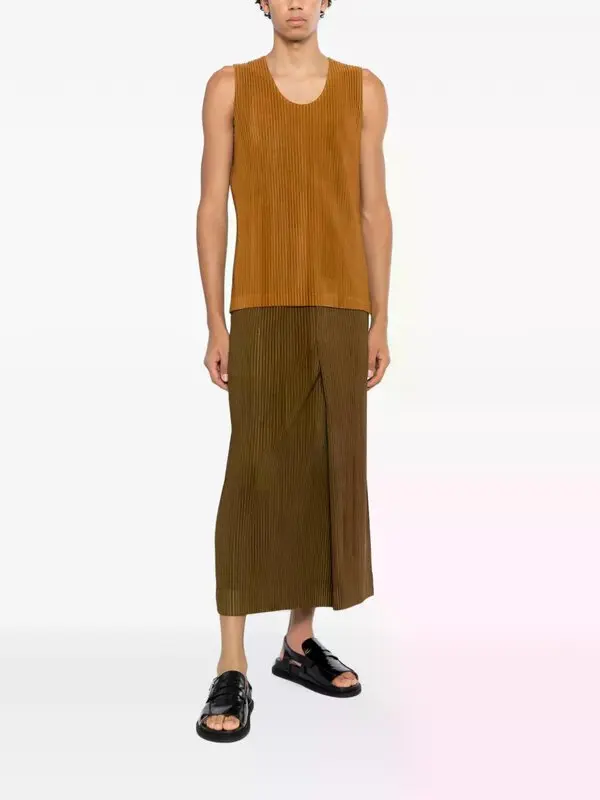 Issey Miyake Plissé-effect Skirt