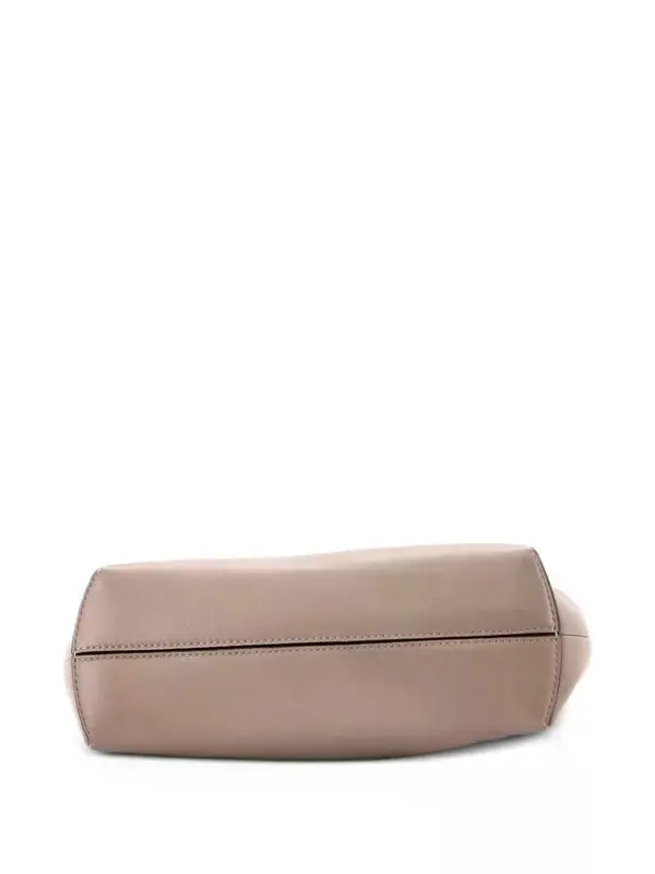 Fendi First Bag Leather Clutch Bag - Grey
