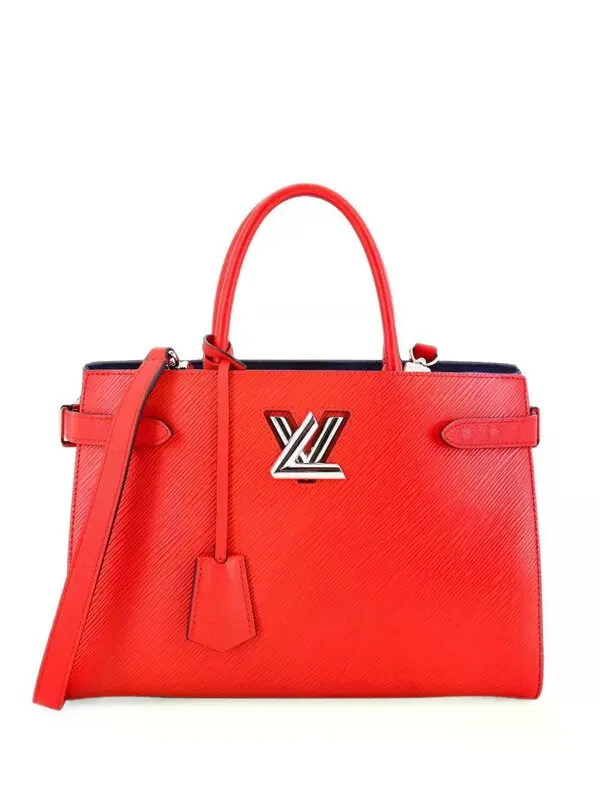 LOUIS VUITTON Twist Epi Leather Tote Bag - Red