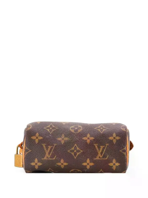 LOUIS VUITTON Speedy Mini Hl Handbag Monogram Canvas Satchel
