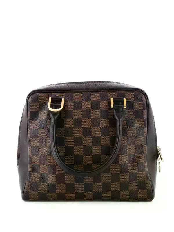 LOUIS VUITTON Damier Brera Satchel Handbag - Brown