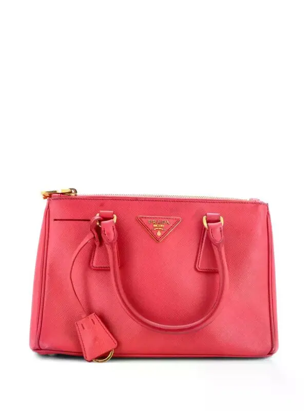 Prada Saffiano Leather Mini Satchel - Pink