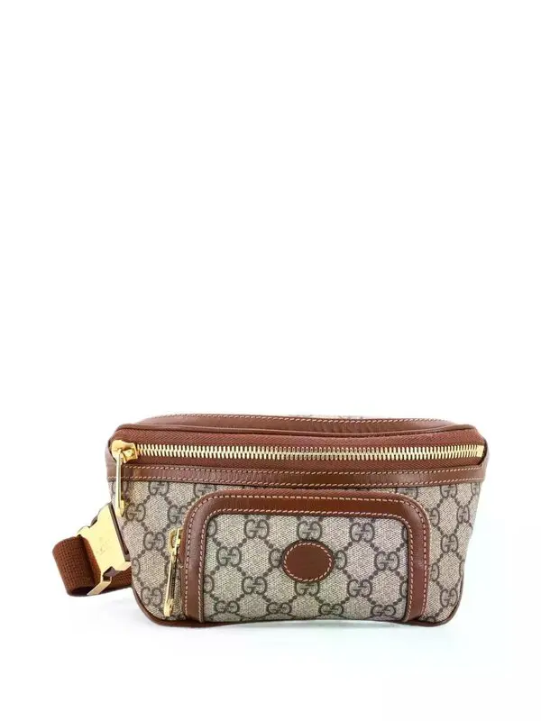Gucci Interlocking G Patch Gg Coated Canvas Large Belt Bag