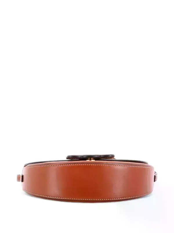 Celine Cuir Triomphe Besace Flap Bag Leather Crossbody Bag
