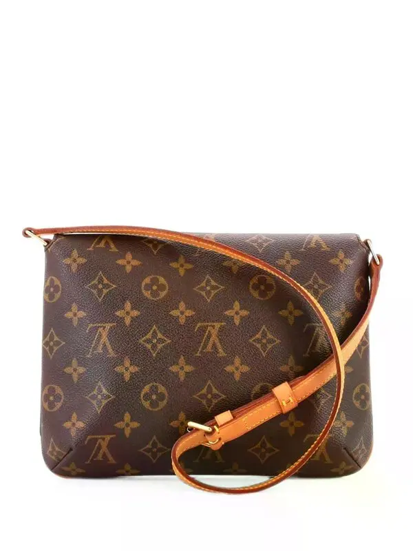 LOUIS VUITTON Musette Tango Handbag Monogram Canvas Shoulder Bag - Brown