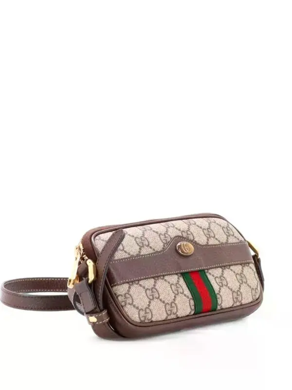 Gucci Ophidia Gg Coated Canvas Mini Crossbody Bag