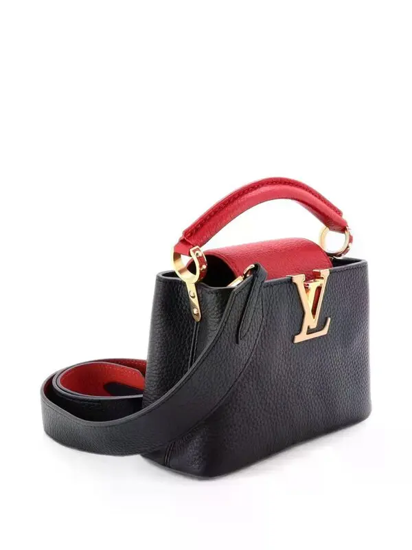 LOUIS VUITTON Capucines Bag Leather Mini Satchel