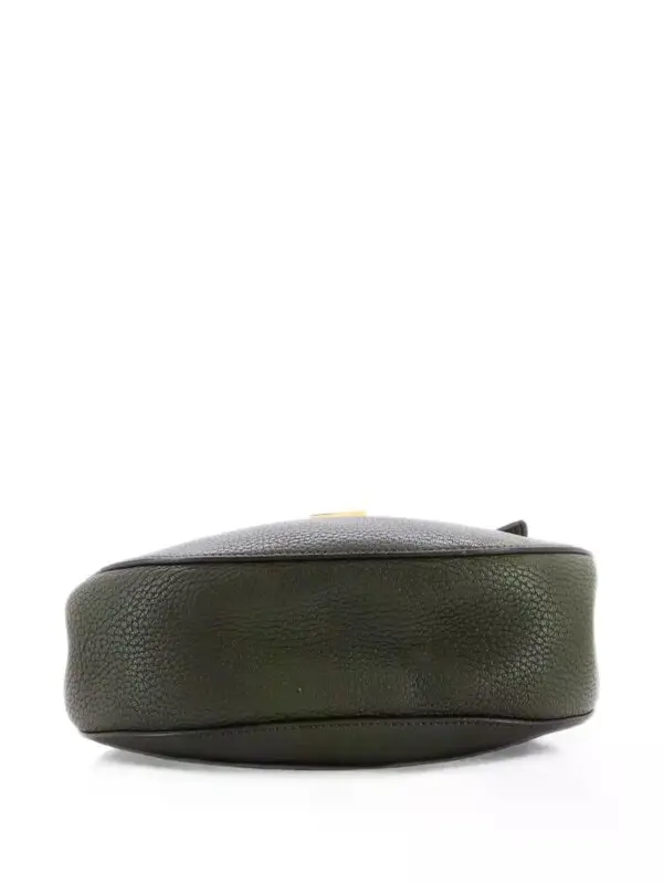 Chloé Drew Leather Small Crossbody Bag - Green