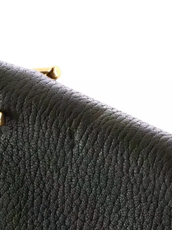Chloé Drew Leather Small Crossbody Bag - Green
