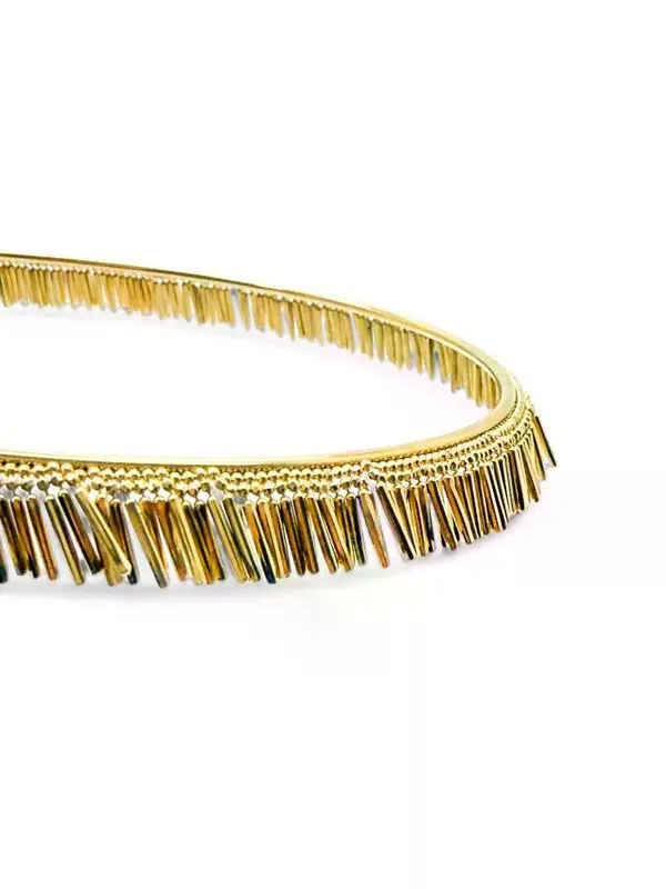 JENNIFER GIBSON JEWELLERY 1990s Fringe Torque Necklace