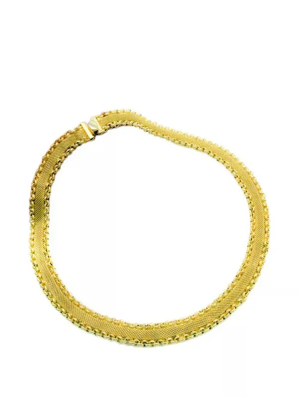 JENNIFER GIBSON JEWELLERY 1960s Mesh Choker Necklace