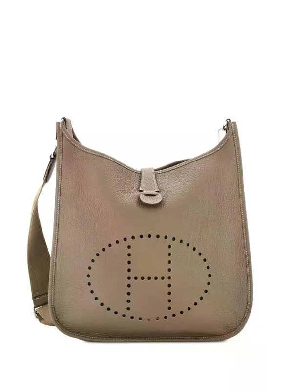 Hermès Evelyne Bag Gen Iii Clemence Gm - Grey