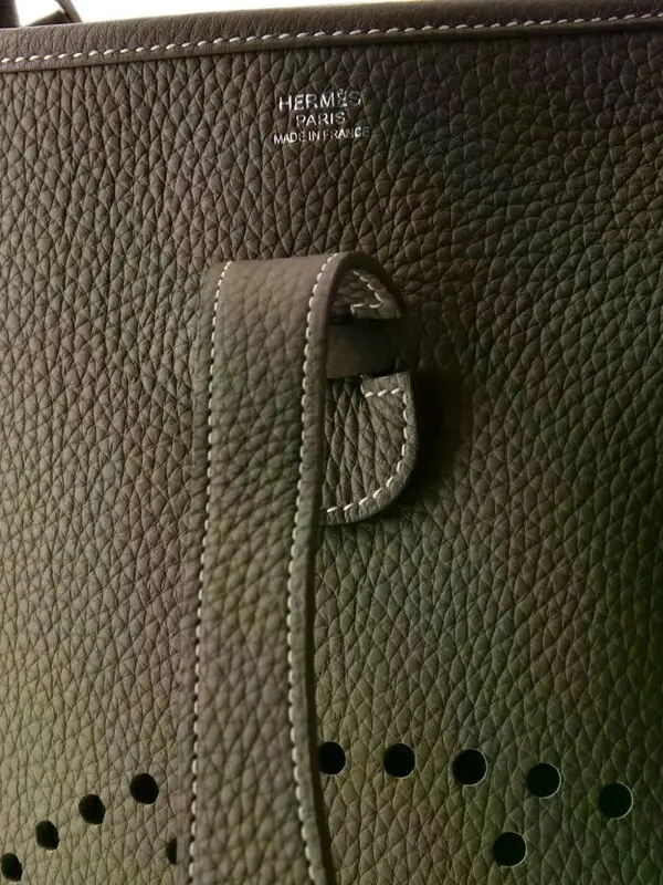 Hermès Evelyne Bag Gen Iii Clemence Gm - Grey
