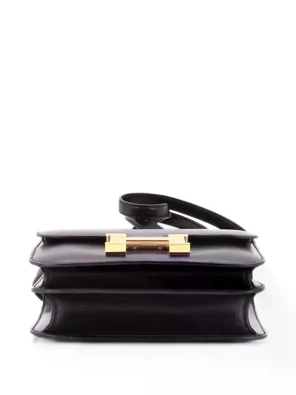 Hermès Constance Nm Shoulder Bag In Box Calf - Black