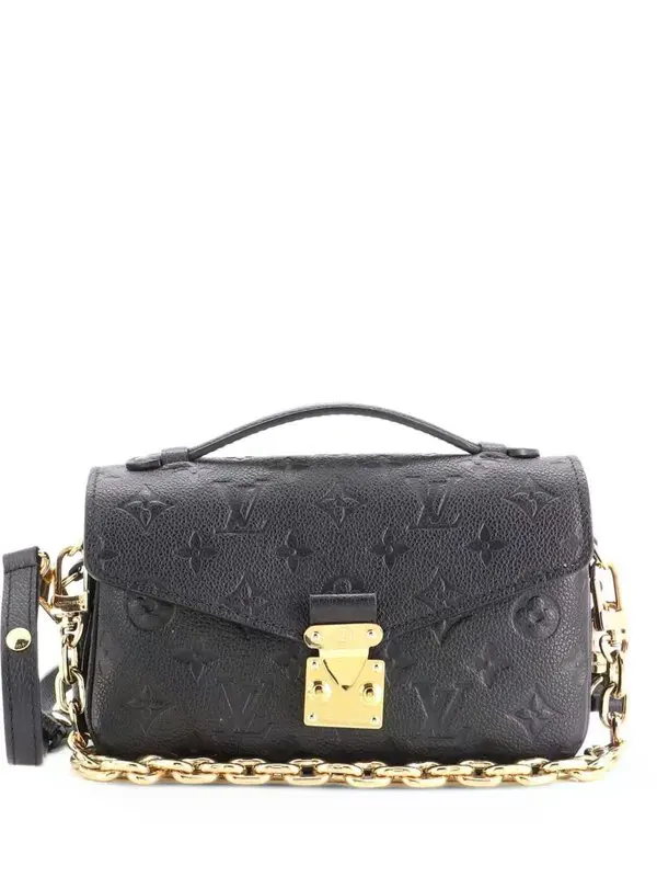 LOUIS VUITTON Pochette Metis Monogram Bag - Black