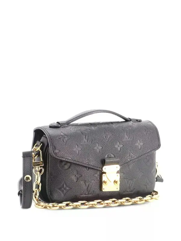 LOUIS VUITTON Pochette Metis Monogram Bag - Black