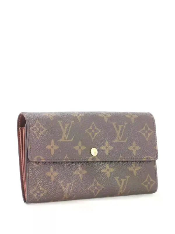 LOUIS VUITTON Sarah Wallet Monogram Canvas Small Wallets