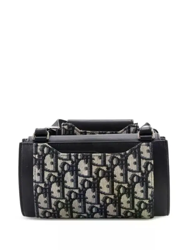Dior Elite Shoulder Pouch Oblique Canvas Crossbody Bag - Black