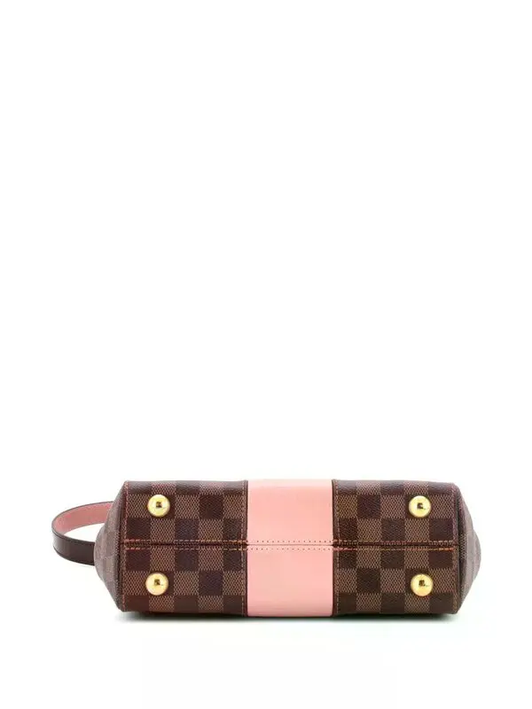 LOUIS VUITTON Damier Leather Satchel - Pink