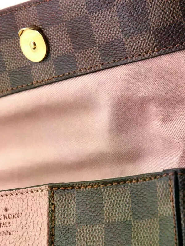 LOUIS VUITTON Damier Leather Satchel - Pink