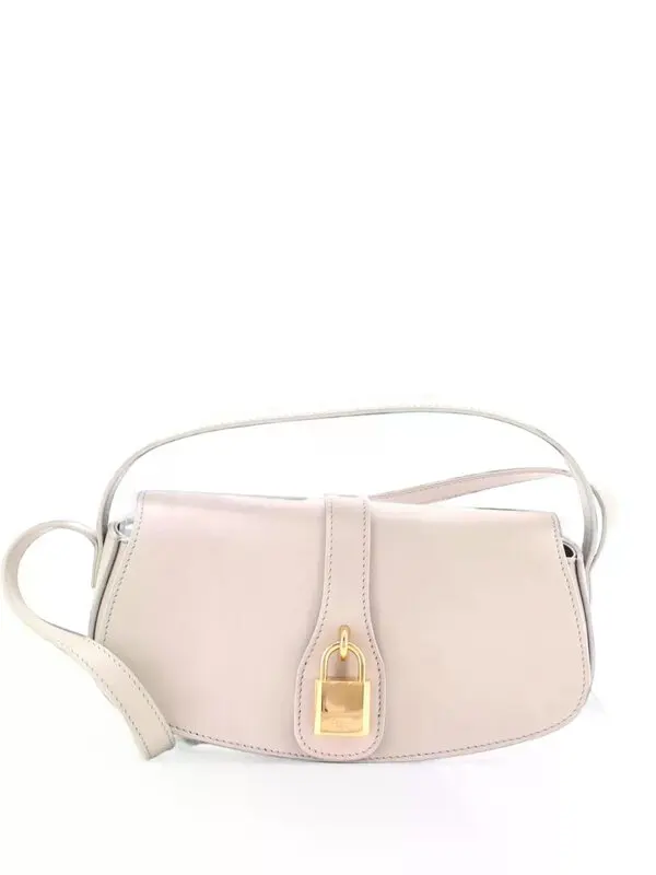 Celine Tabou Clutch With Strap Smooth Calfskin Shoulder Bag - Neutrals