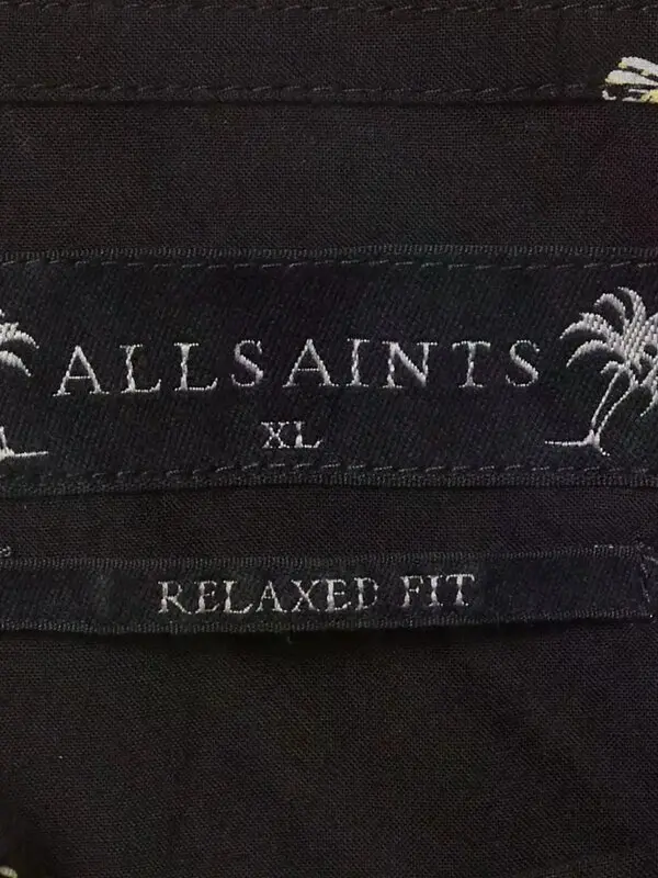 ALLSAINTS Daisy-print Poplin Shirt