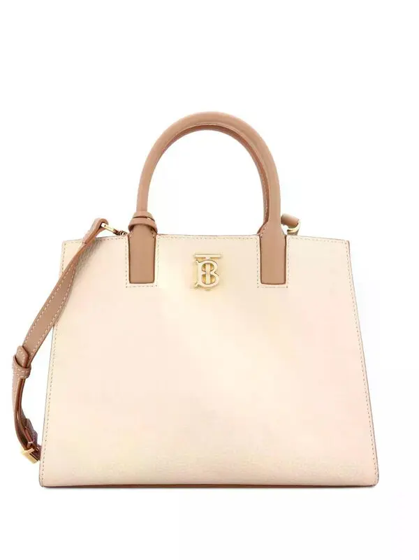 Burberry Frances Tote Satchel - Neutrals