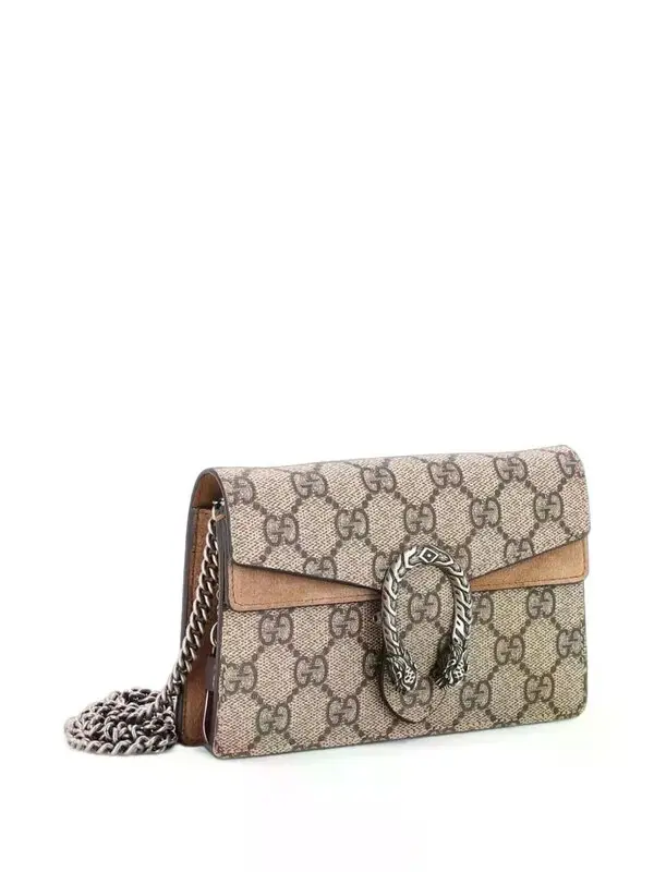 Gucci Dionysus Bag Gg Coated Canvas Super Mini Crossbody Bag
