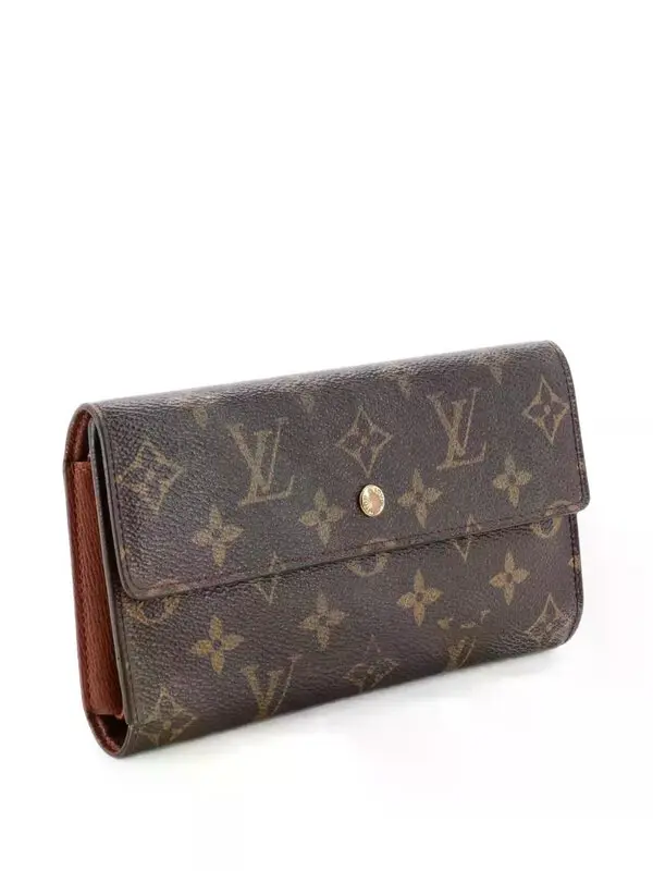 LOUIS VUITTON Sarah Wallet Monogram Canvas Small Wallets