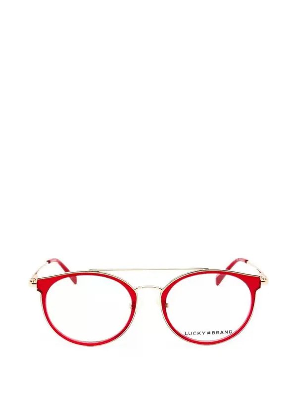 Lucky Brand Double-bridge Glasses - Red