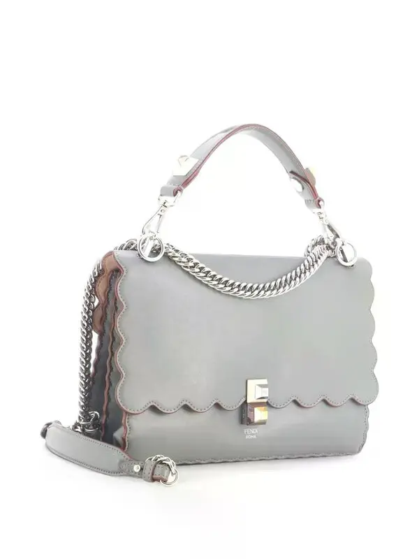 Fendi Kan I Bag Leather Medium Shoulder Bag