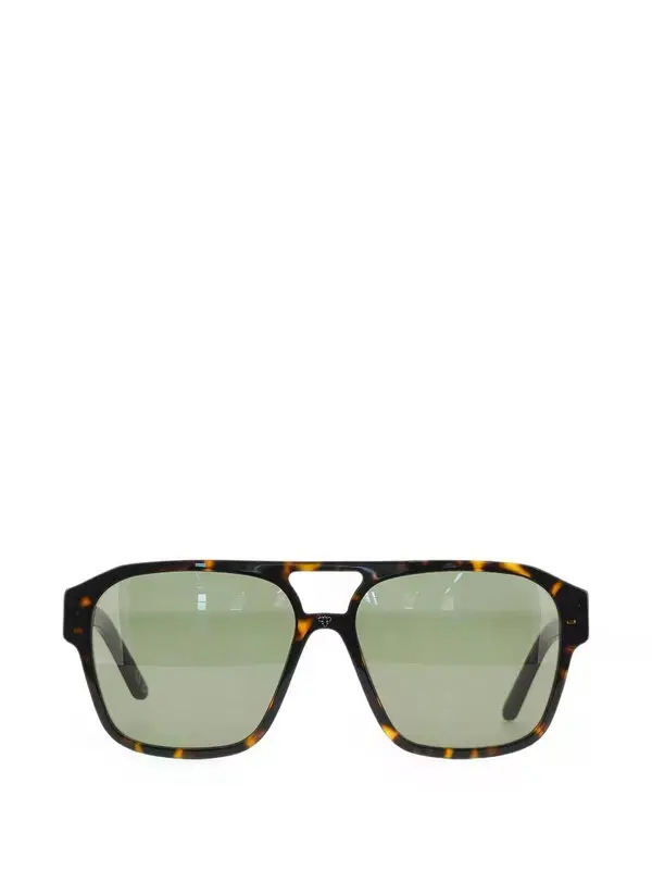 FACE.HIDE Tortoiseshell-effect Pilot-frame Sunglasses